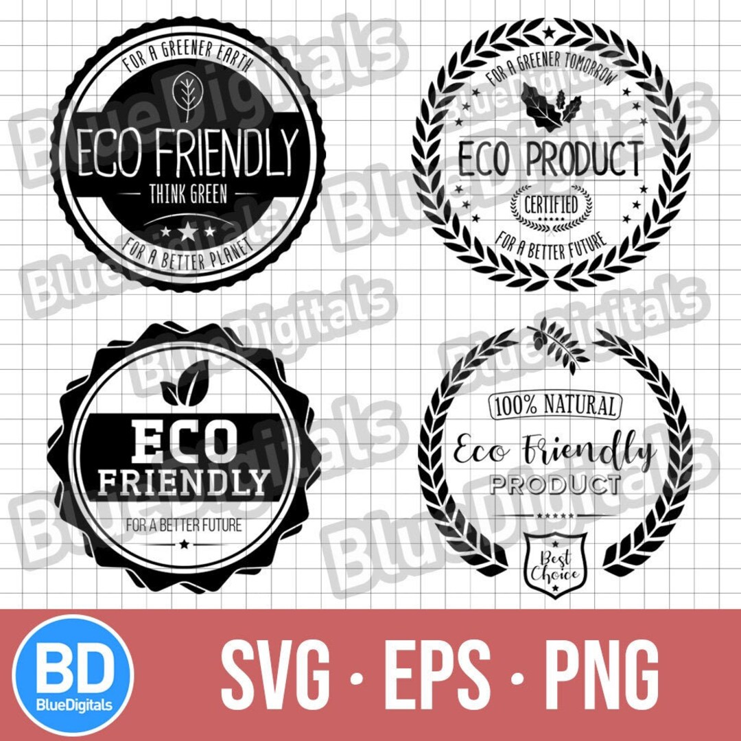 Eco Friendly SVG Set Eco-friendly Vector EPS Environmental Icons PNG ...