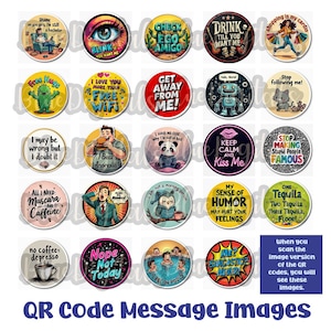 Funny Slogans SVG | T-shirt Slogans QR Code | QR Code Eps Vector | Set ...