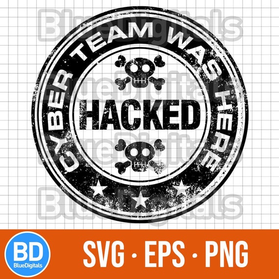 Cyber Team SVG Stamp Funny Hacker Stamp EPS Vector Cyber | Etsy