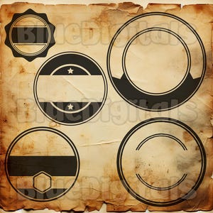 Blank SVG Badges | Vector EPS Stamps | PNG Badges Rubber Stamps | Svg ...