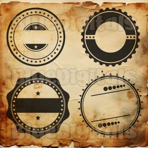 Blank SVG Badges | Vector EPS Stamps | PNG Badges Rubber Stamps | Svg ...