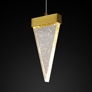 Rectangle, Square, Triangle and Bagel Acrylic Glass Lighting, Living ...
