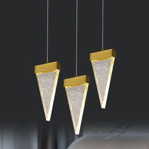Rectangle, Square, Triangle and Bagel Acrylic Glass Lighting, Living ...