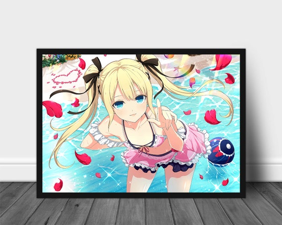 Anime Girl Poster Sexy Anime Girl Poster Nude Sexy Woman Etsy