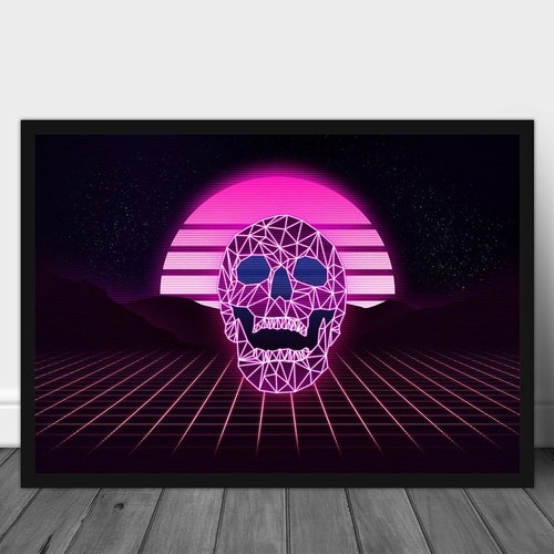 Vaporwave Poster Retrowave Poster Vaporwave Wall Art Retro - Etsy
