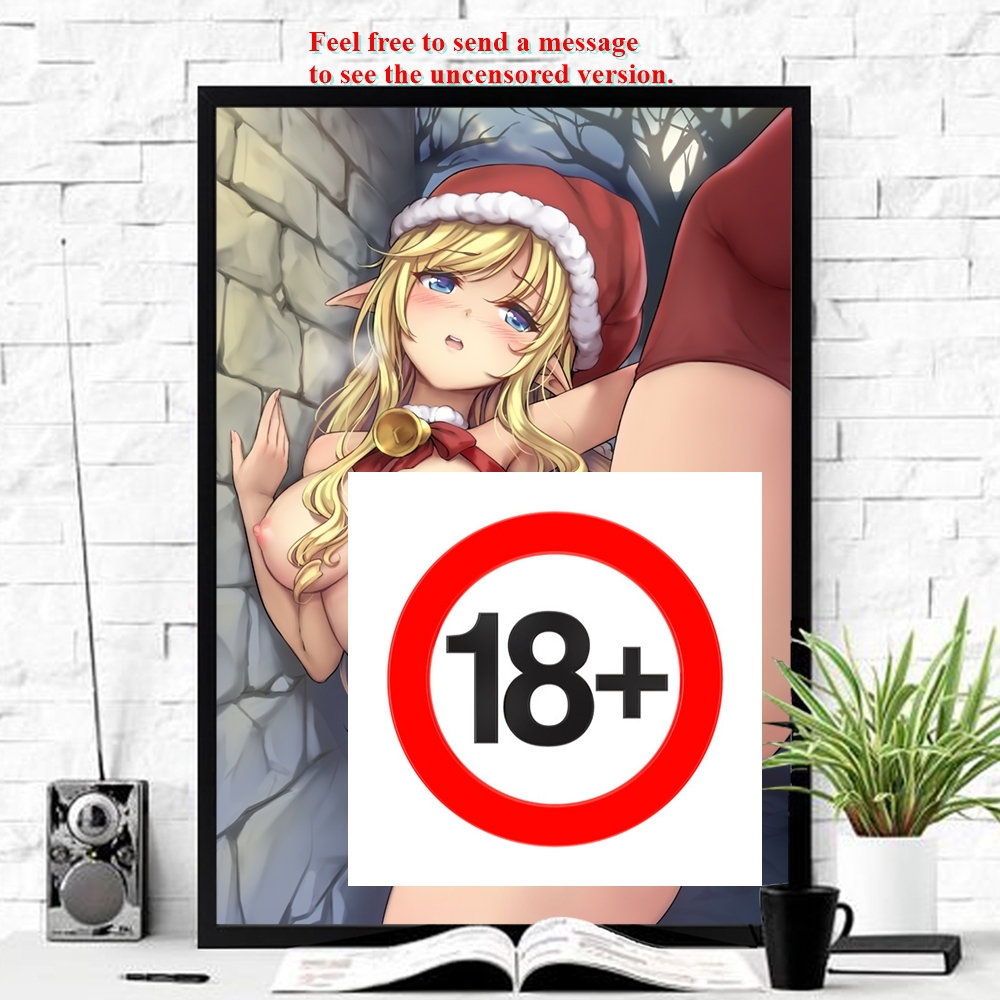 Anime Girl Poster Sexy Anime Girl Poster Nude Sexy Woman Etsy