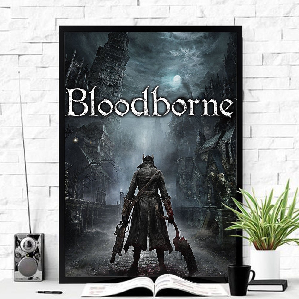 Bloodborne Poster Wall Art Hunter of Hunters Bloodborne the - Etsy