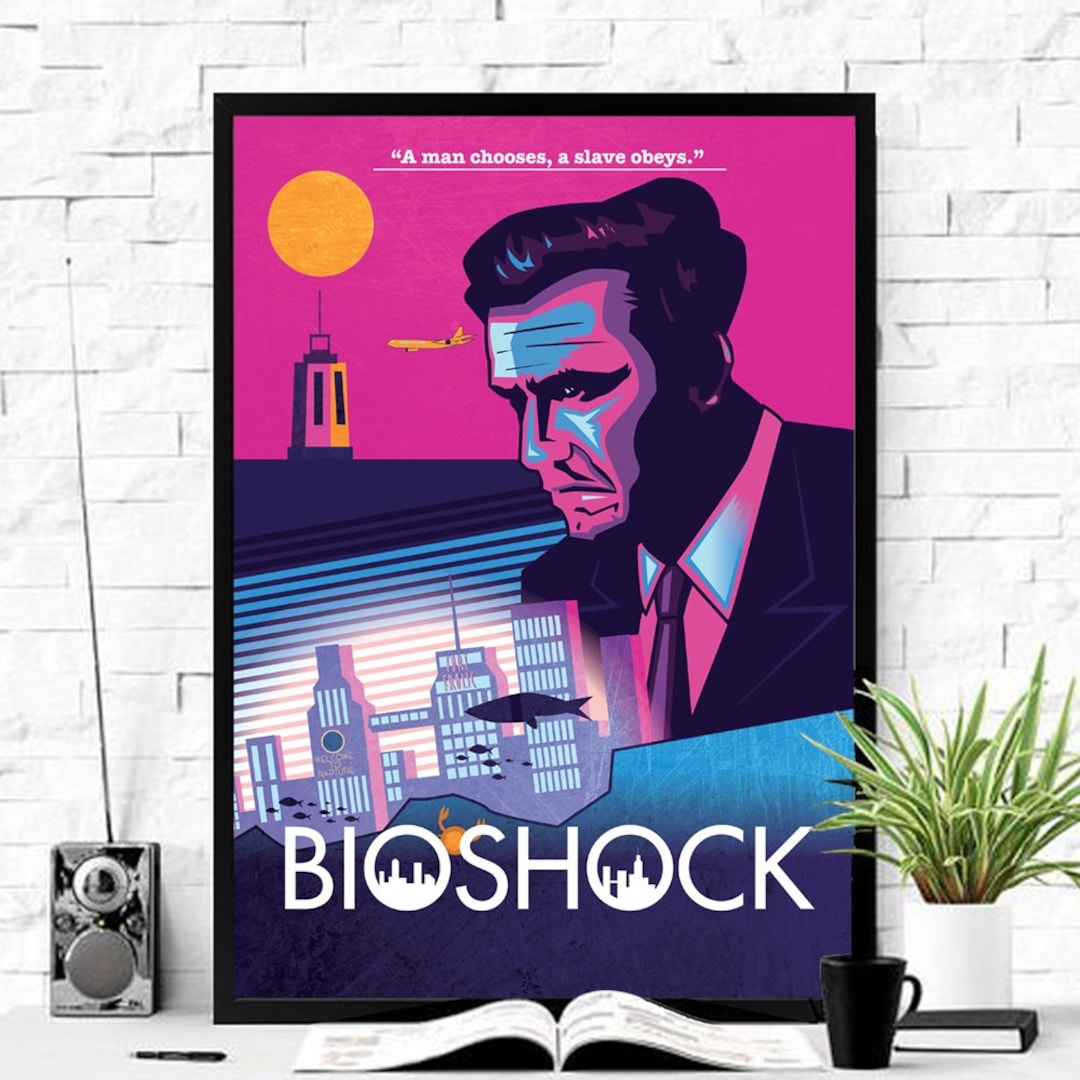 Bioshock Poster Wall Art Bioshock Retro Wave, Retro Art, Pop Art ...