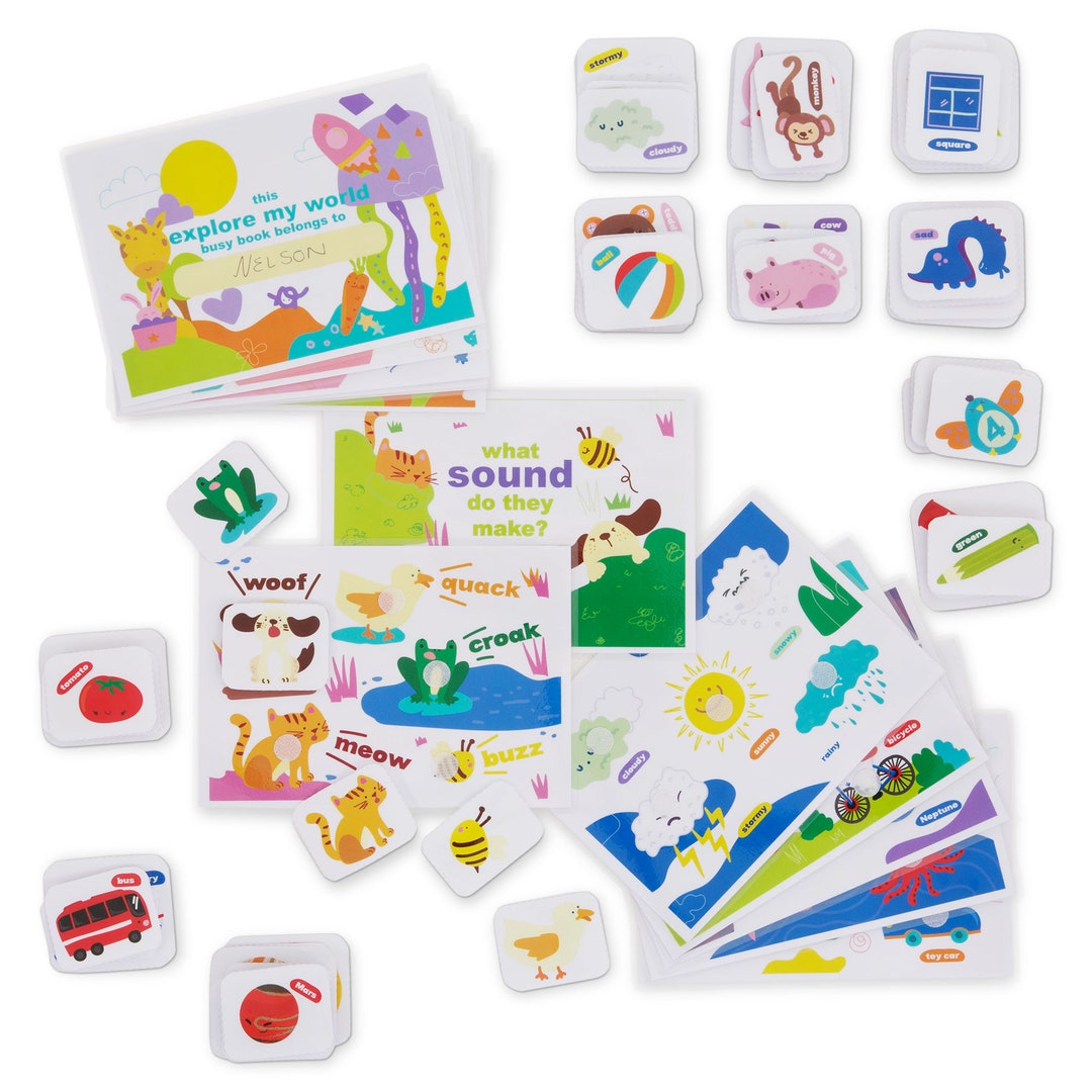 Busy Book | Quiet Book | Educational Busy Book | Printable Pages ...