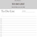 Minimalist to Do List Printable, Daily to Do List Task Checklist ...