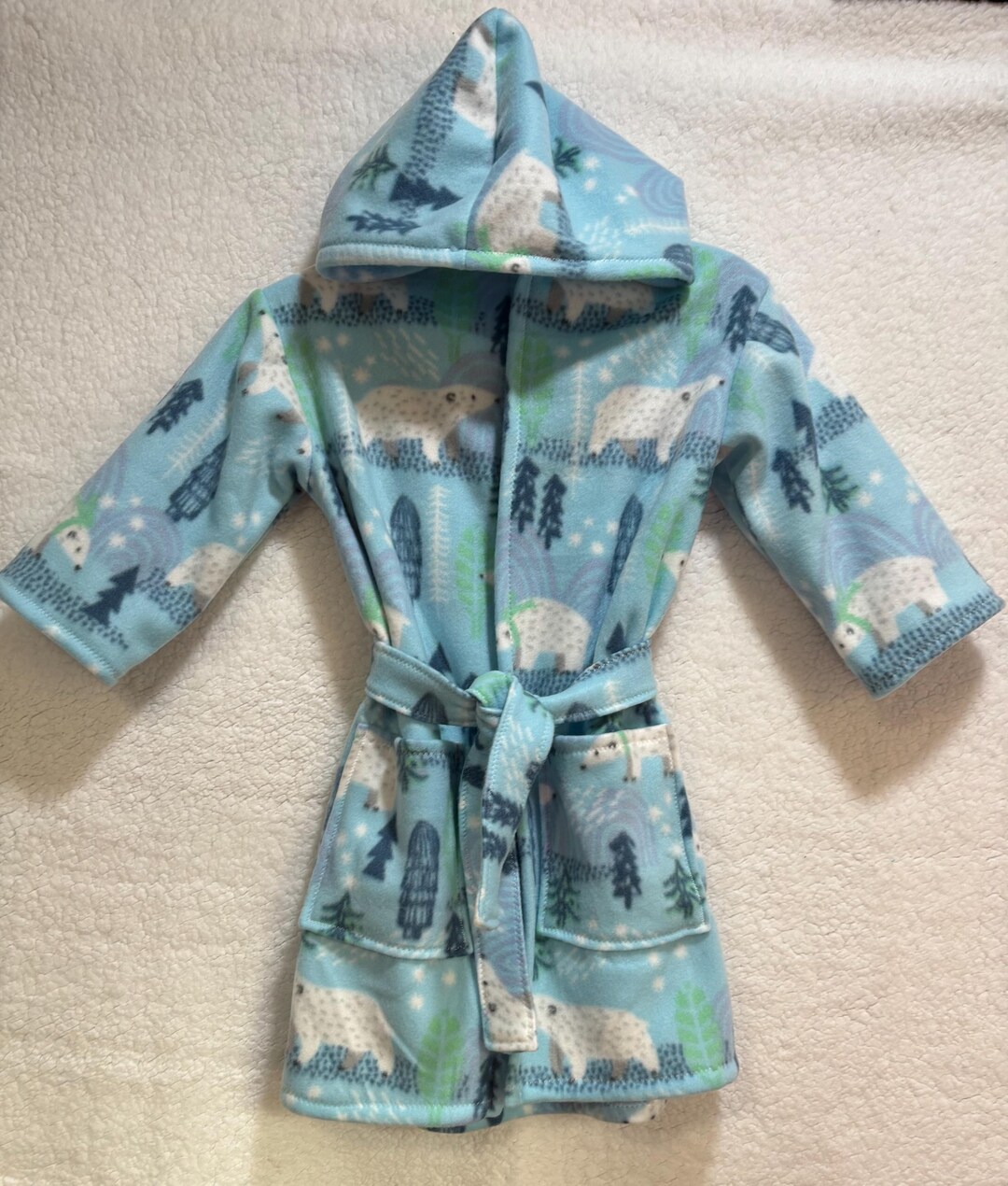 Winter Polar Bears - Toddler Robe - Etsy
