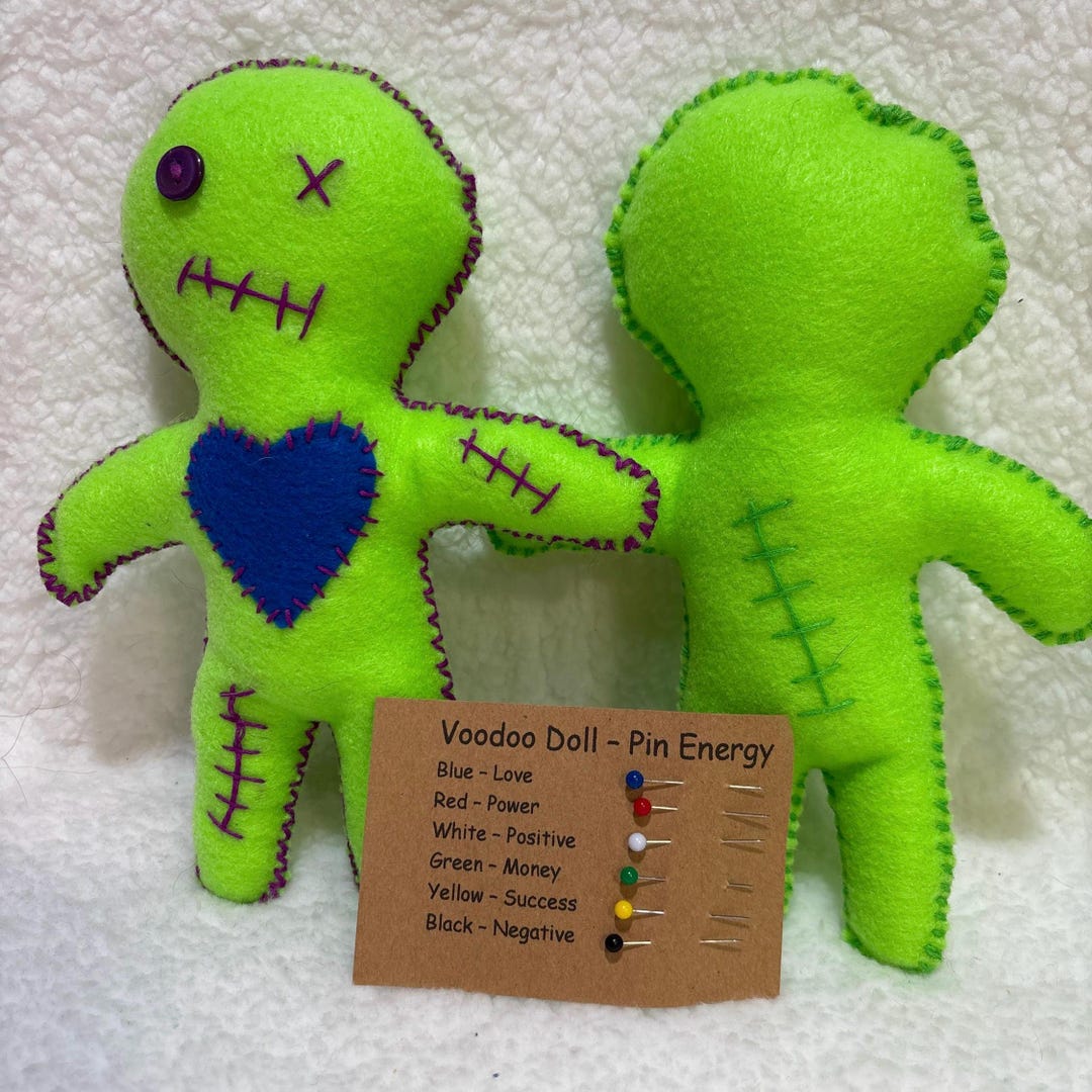 Everyday Voo Doo Doll - Bright Green - Etsy