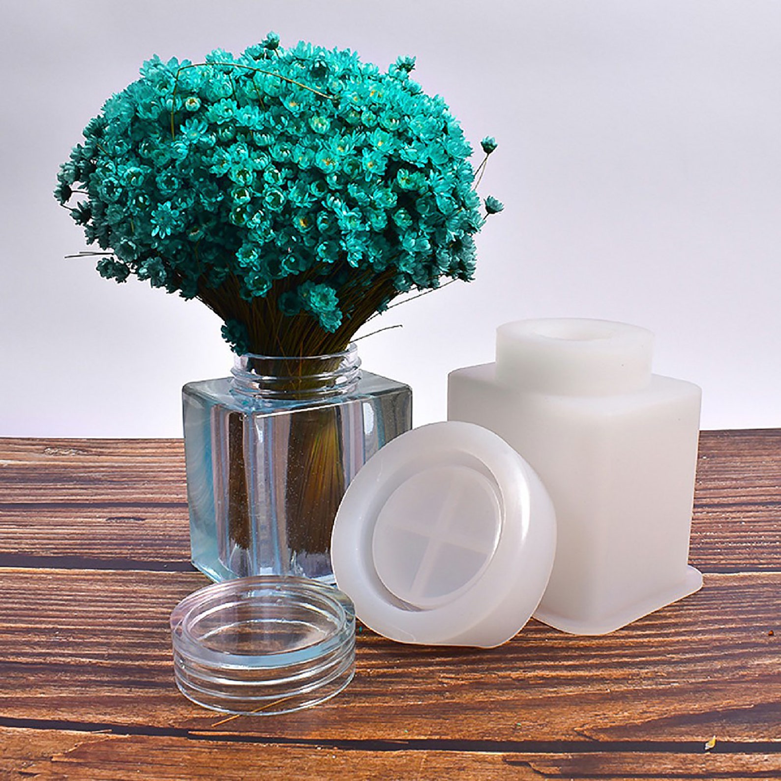 Bottle Resin Mold Silicone Jar Mold Storage Bottle Mold | Etsy