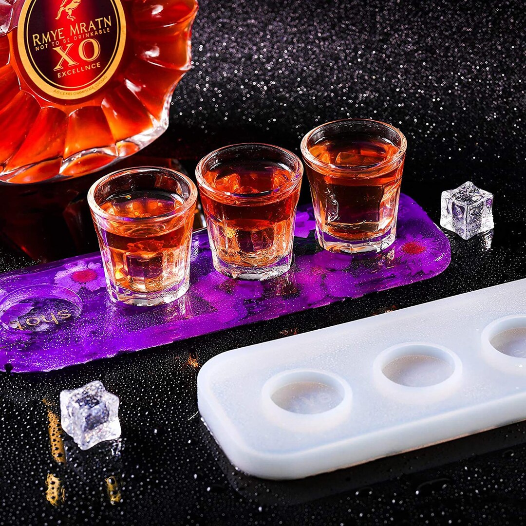 Shot Glass Holder Tray Mold Shot Glass Server Mold Wine - Etsy