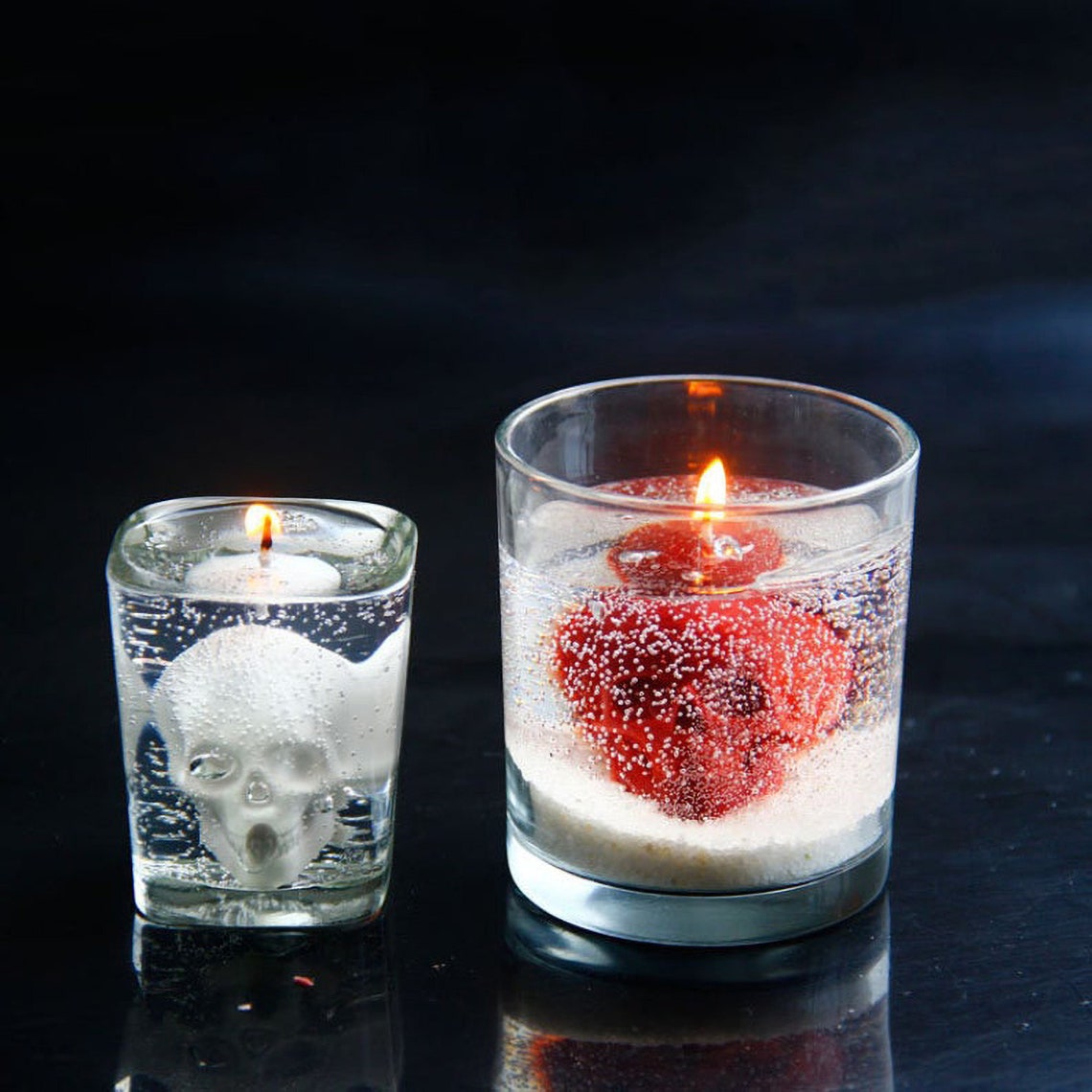 Skull Candle Silicone Mold Skull Ice Cube Mold DIY Skull - Etsy