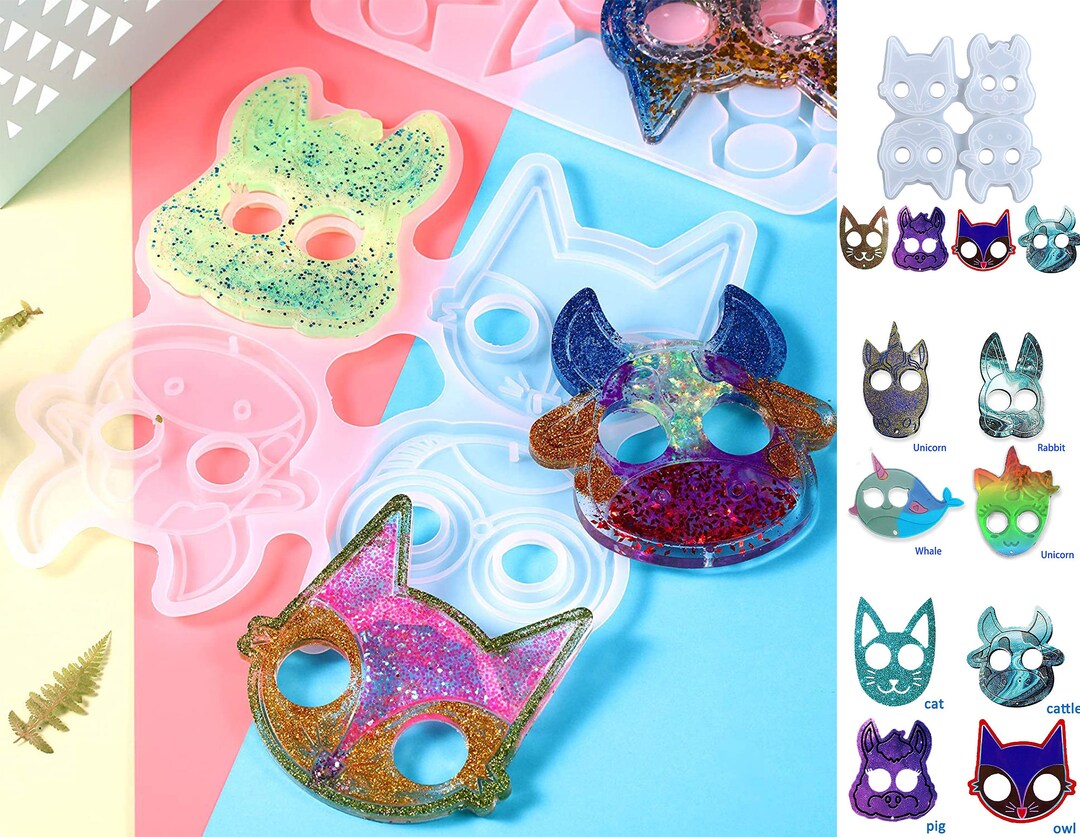 Knuckle Keychain Mold, Cute Animals Knuckle Keychain Mold, Finger ...