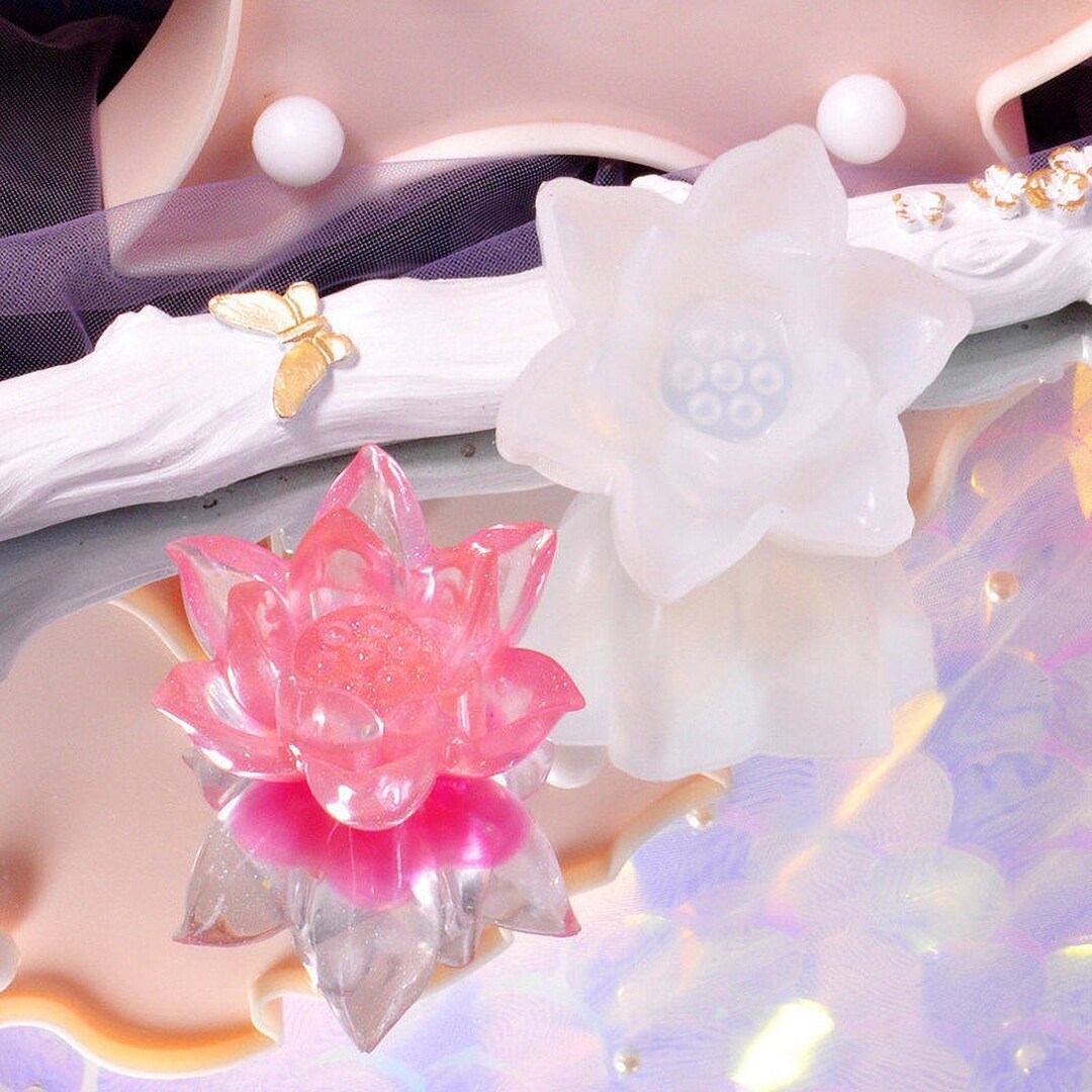 Lotus Resin Mold 3D Resin Lotus Mold Lotus Mold - Etsy