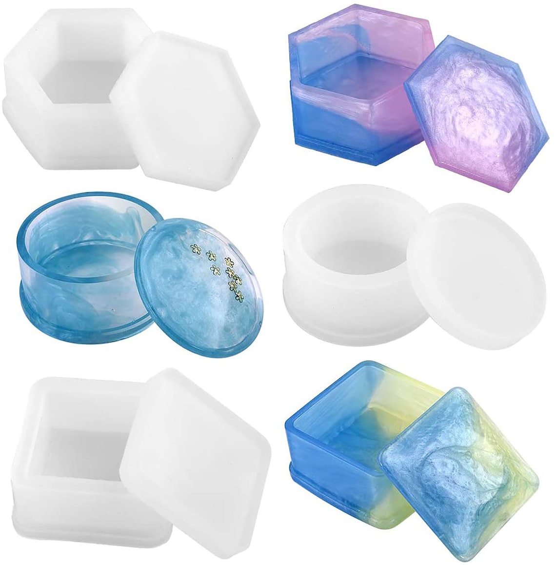 Storage Box Resin Mold Jewelry Box Mold DIY Storage Box for | Etsy