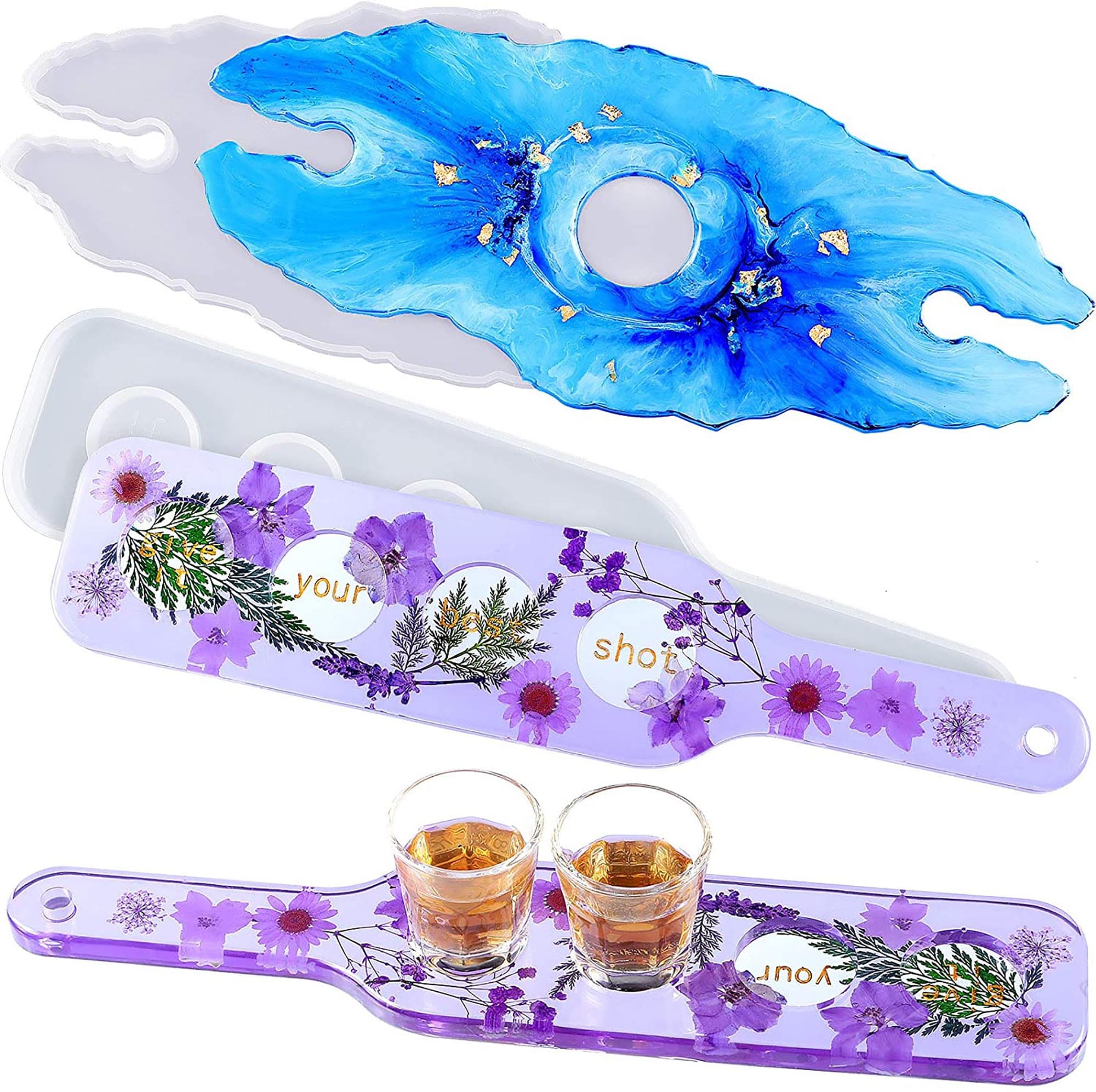 Shot Glass Holder Tray Mold Shot Glass Server Mold Wine | Etsy