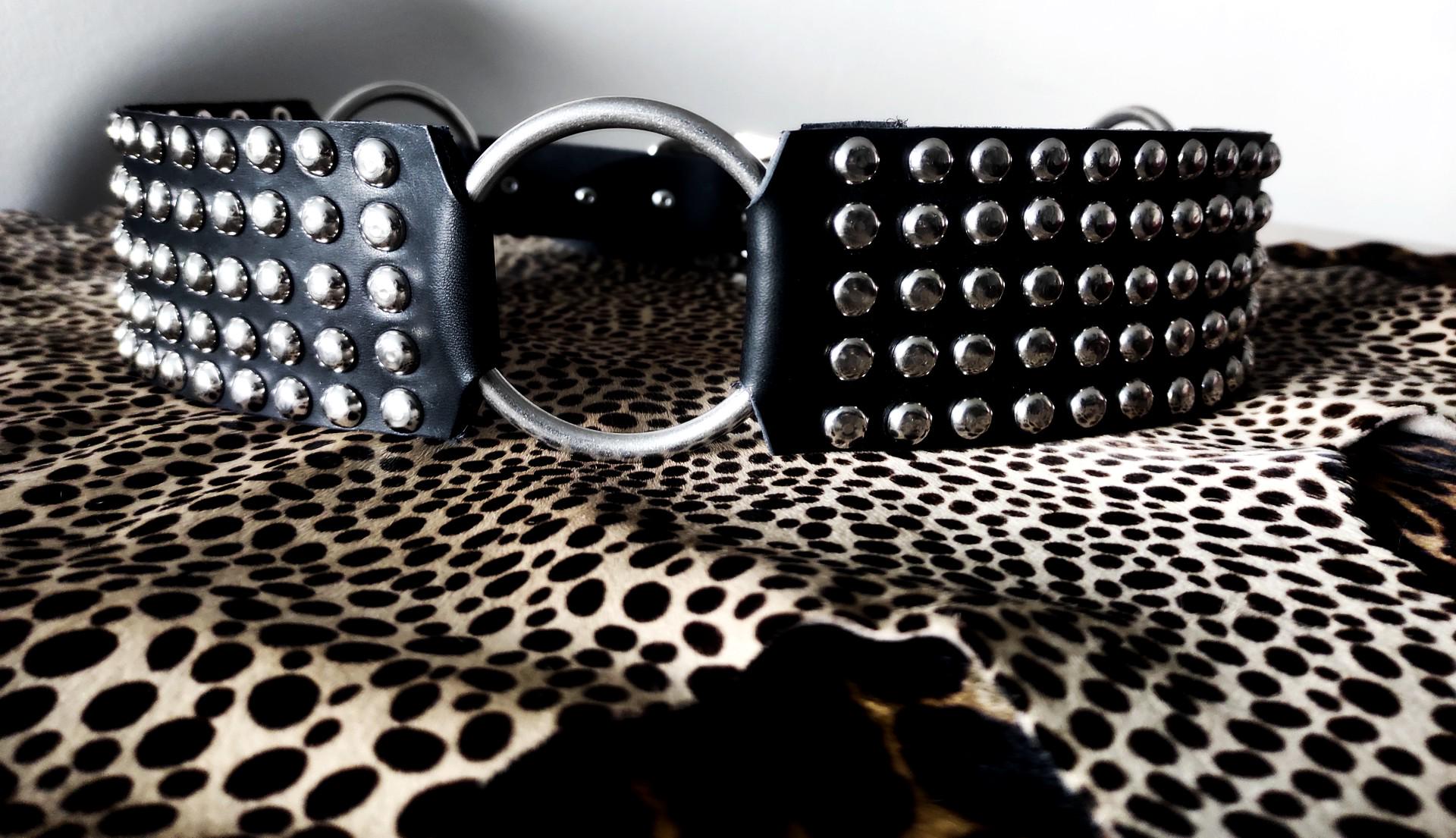 Black Leather Venom Belt - Etsy