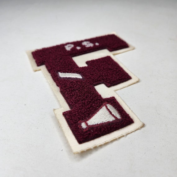 1970s Vintage Cheerleading Patches F Varsity Letter M… - Gem
