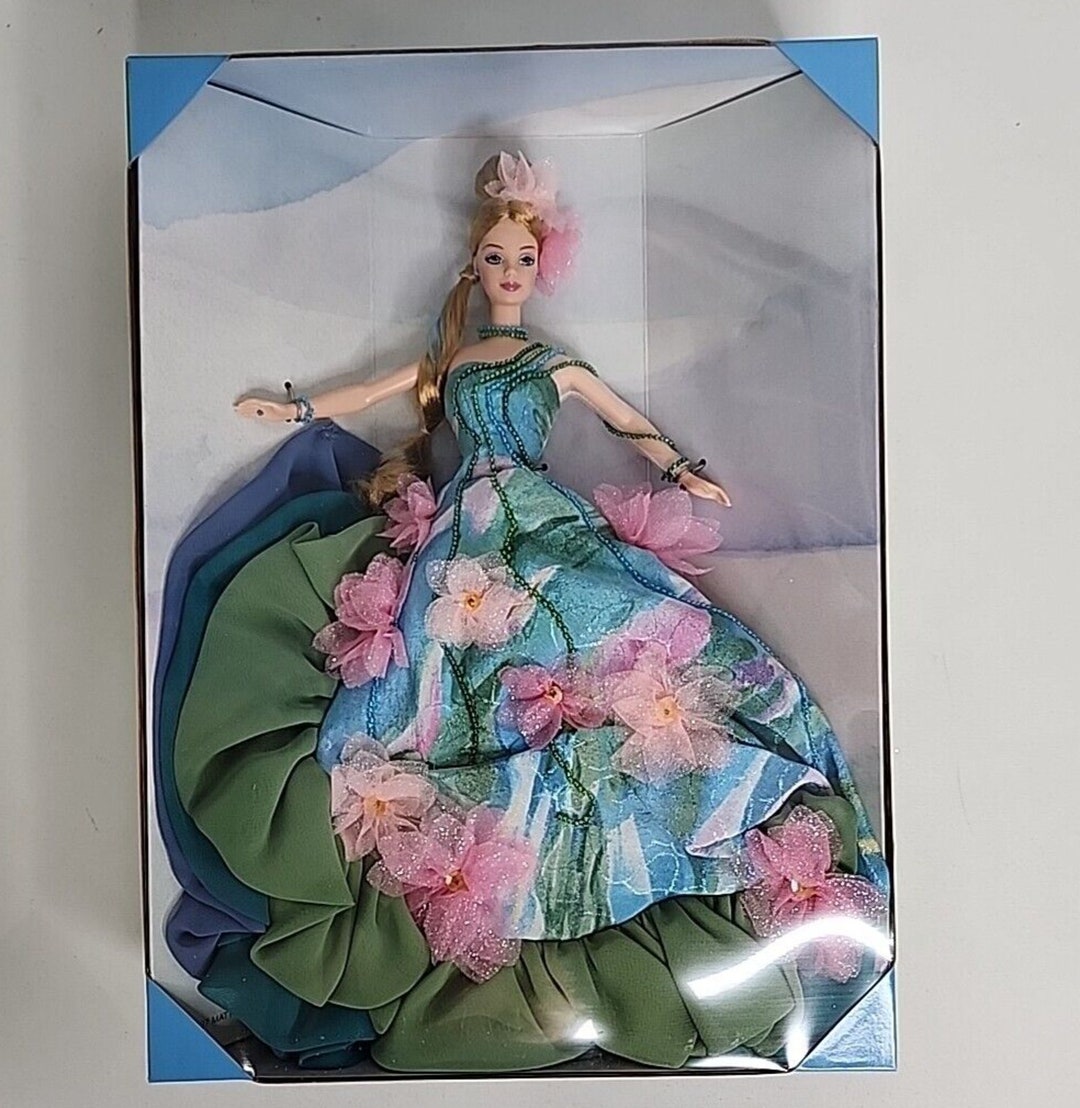 1997 Water Lily Barbie Claude Monet Painting Ltd Edition Artist Series ...