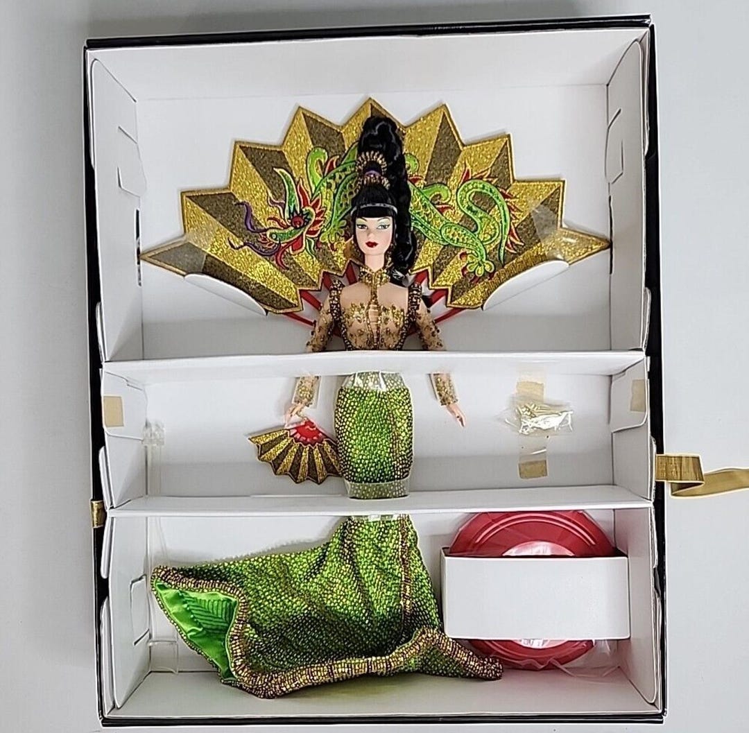 1998 Barbie Fantasy Goddess of Asia Bob Mackie 20648 International ...