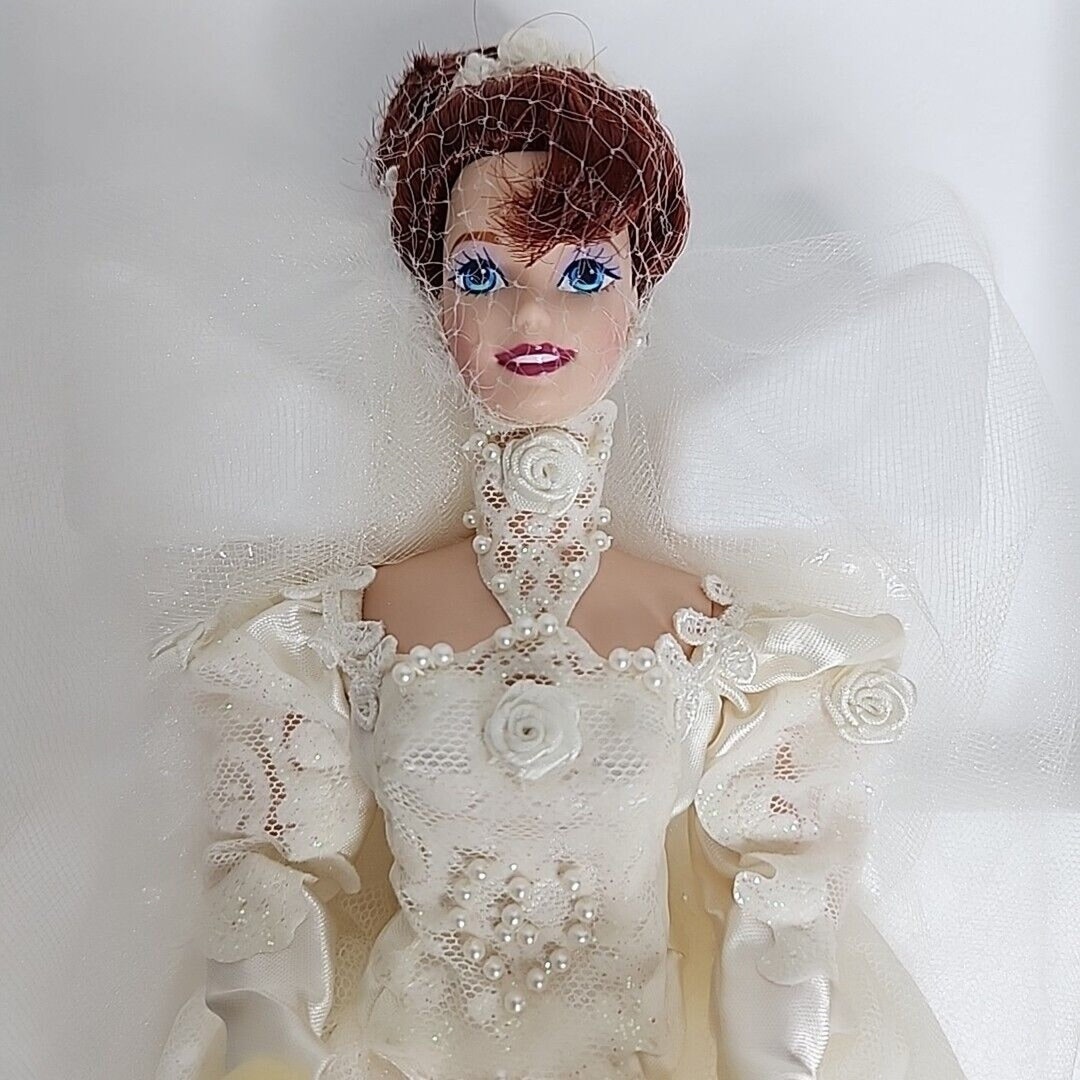1995 Romantic Rose Bride Barbie Limited Edition Wedding Flower ...