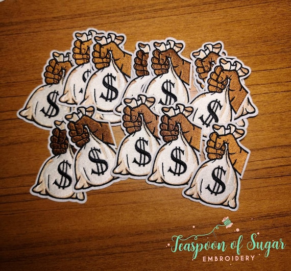 PHYSICAL PATCH Money Bag Iron on Patch Money Iron on - Etsy