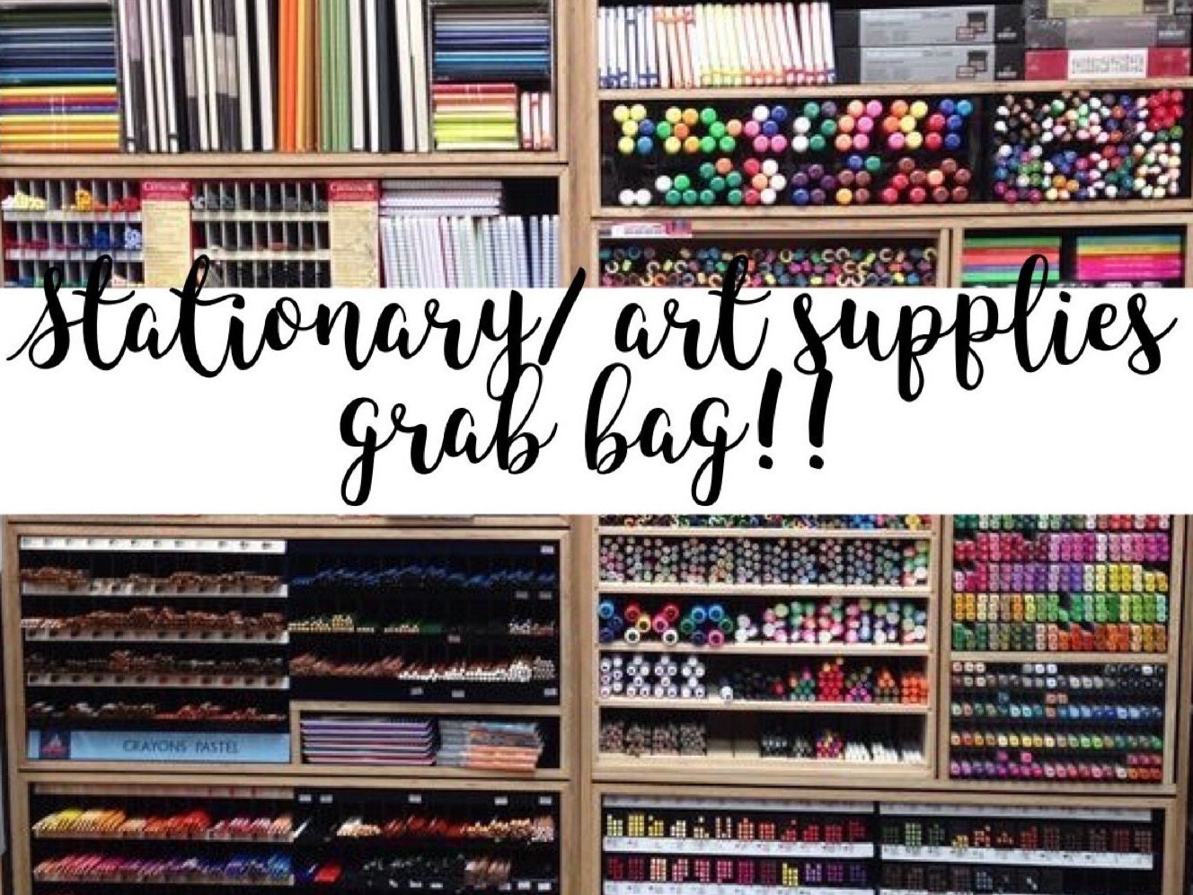 Stationary/ Art Supplies Grab Bag - Etsy