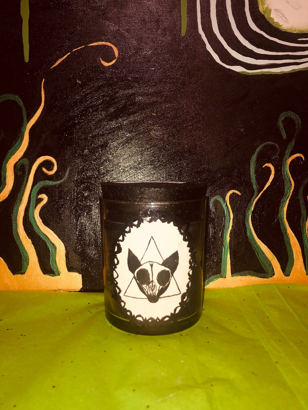 Cursed Cat Handmade Candle - Etsy