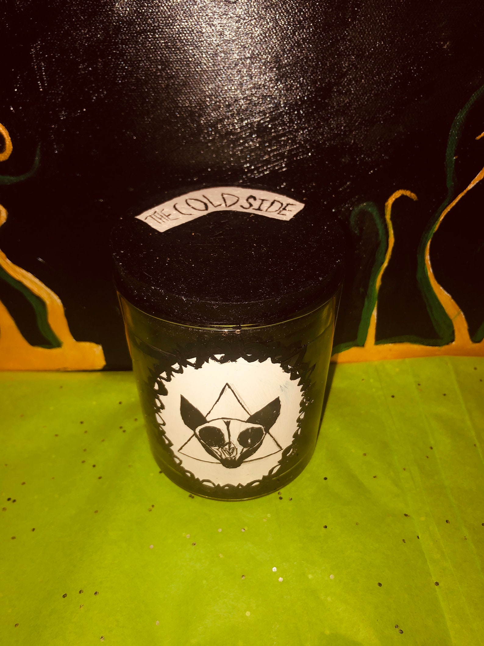 Cursed Cat Handmade Candle - Etsy