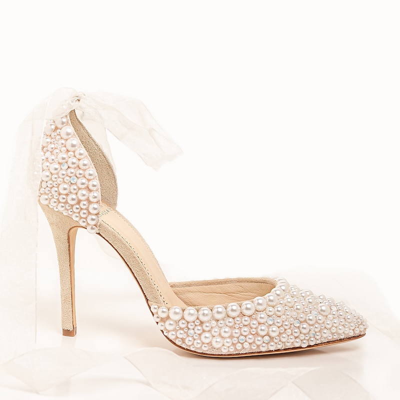 Pearl Wedding Shoes - Etsy