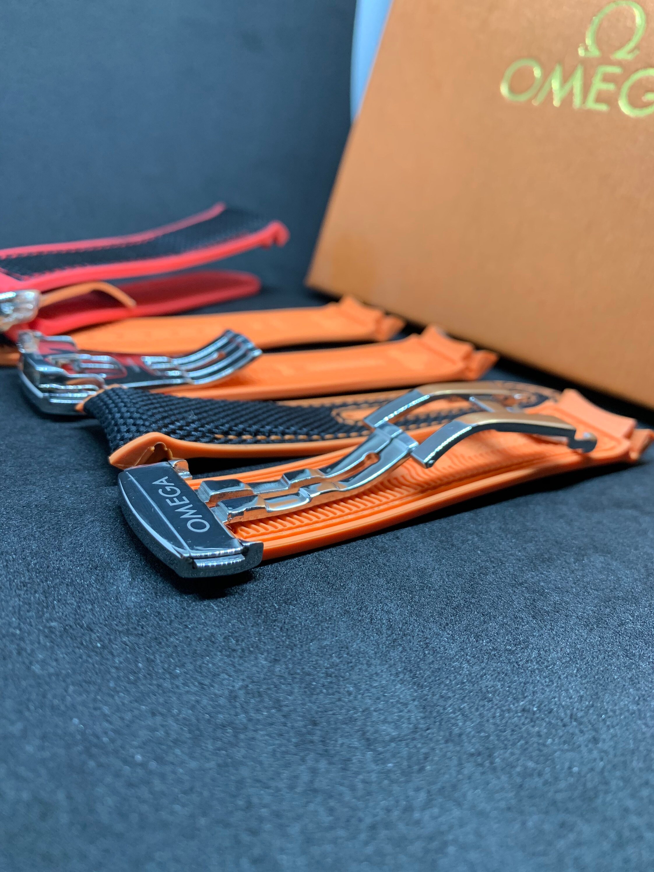 22x20mm Omega Straps With Deployment Buckles Available in - Etsy UK