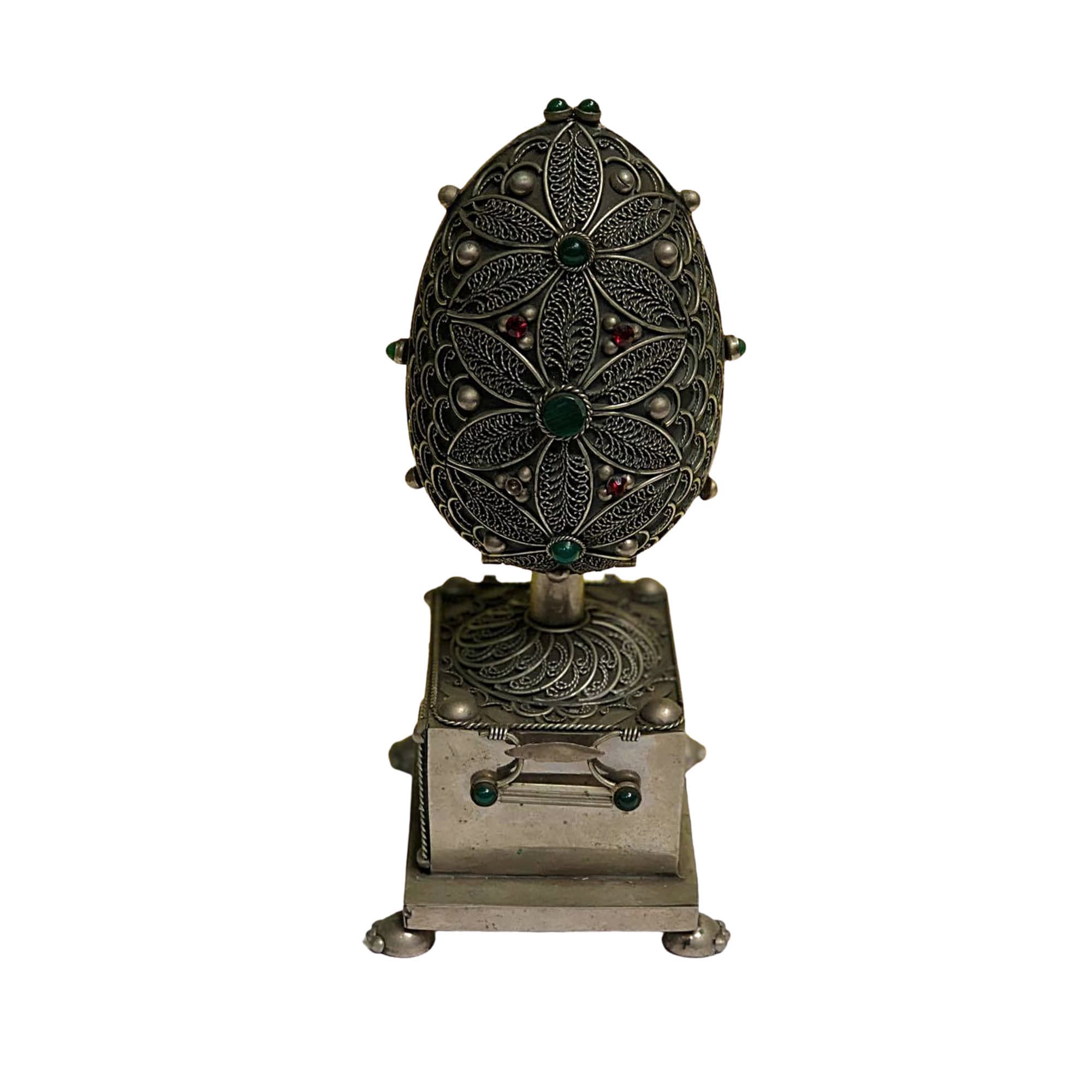 Faberge Style Egg Box Handmade, Jewel Box, Christmas Egg Souvenir ...