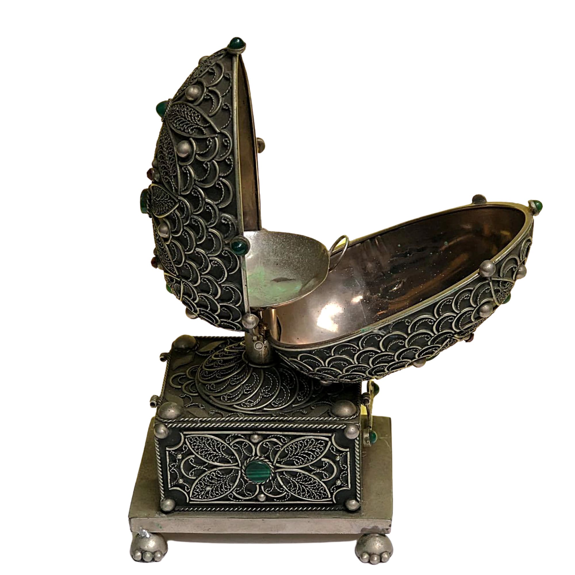 Faberge Style Egg Box Handmade, Jewel Box, Christmas Egg Souvenir ...