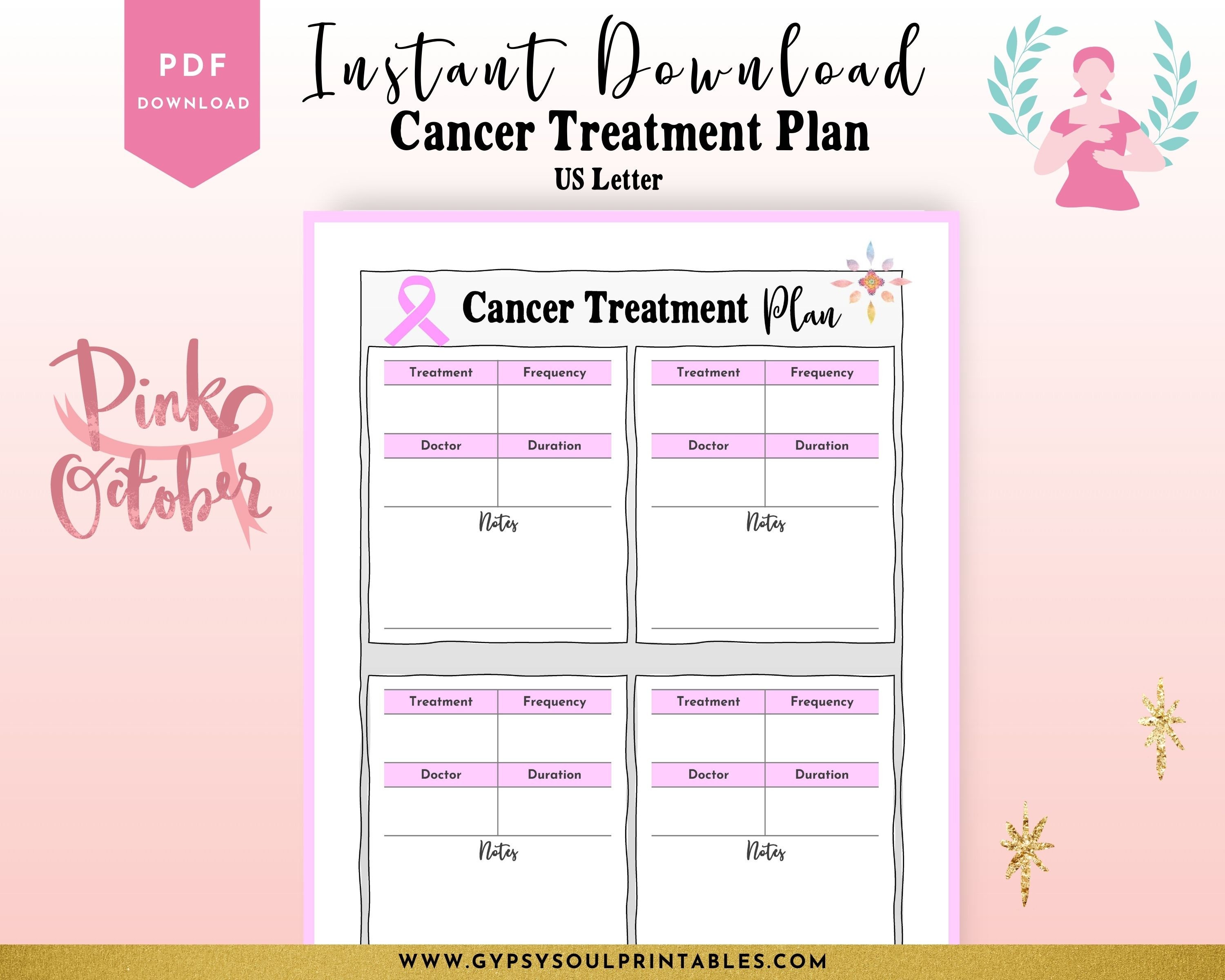 Breast Cancer Tracker, Water Tracker, Breast Examination Log, Cancer ...