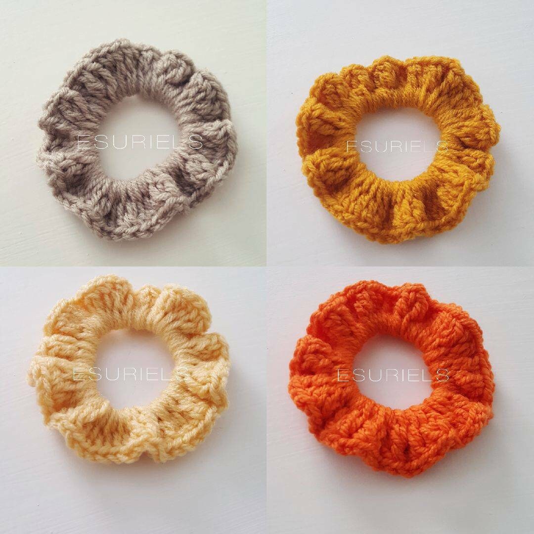 Paquete de 4 coleteros de ganchillo para mujer, accesorios para el ...
