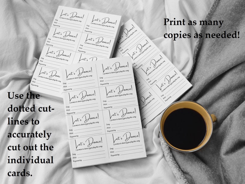 Song Request Print-out - Etsy