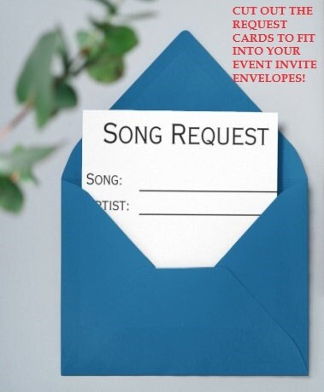 Song Request Print-out - Etsy
