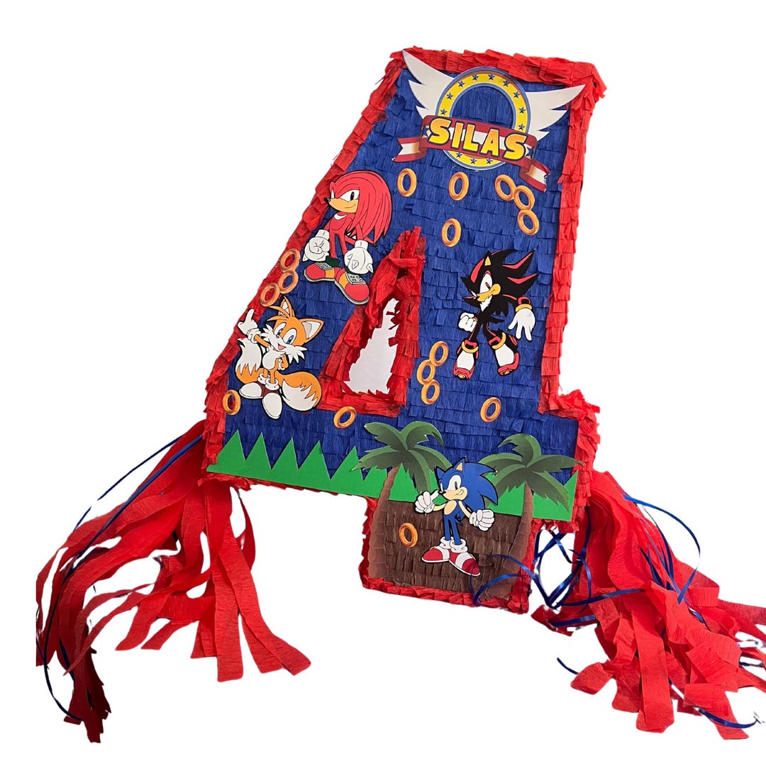 FAST HERO Number Piñata – Handmade SPEED World Design for Boys | Custom ...