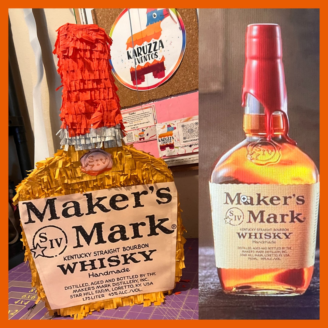 Maker's Mark Bottle Shaped. BACHELORETTE. We Customize Your Piñatas ...