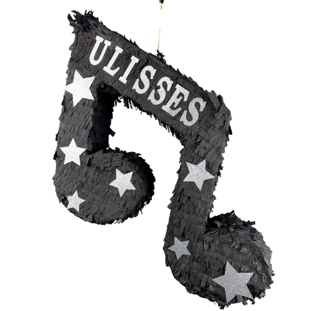Personalized Musical Note Piñata – Choose Colors and Size - Etsy
