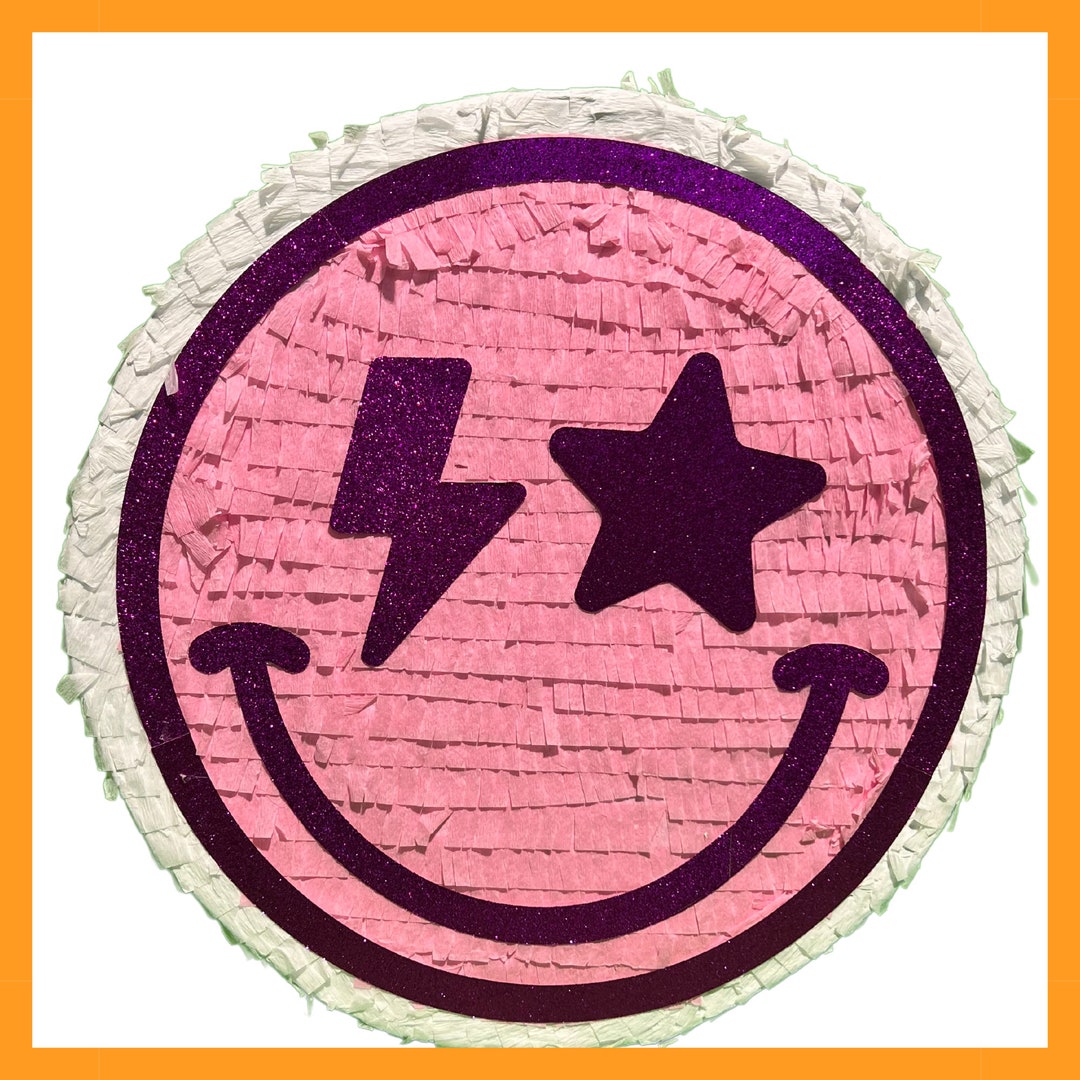 PREPPY Pink. Happy Face. We Personalize Your Piñatas. JAPANESE ...
