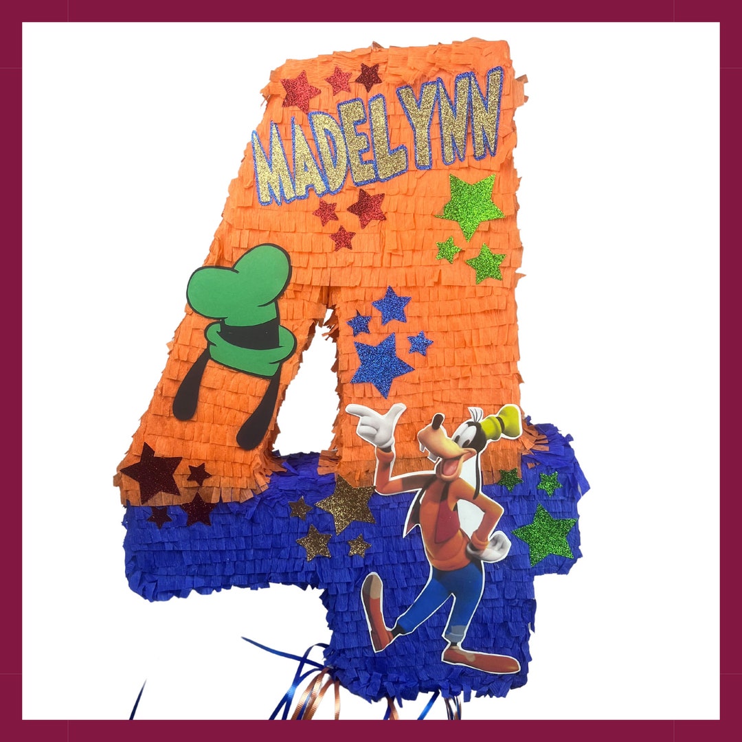 GOOFY. We Personalize Your Piñatas. Mickey Walt Disney Characters - Etsy