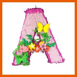 PIÑATA LETTERS. Choose Your Letter and Color - Etsy