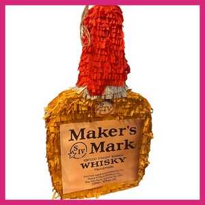 Maker's Mark Bottle Shaped. BACHELORETTE. We Personalize Your Piñatas ...