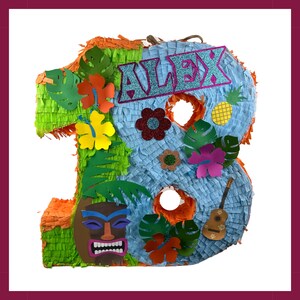 LUAU PARTY. Hawaiian. Aloha We Personalize Your Piñatas. - Etsy