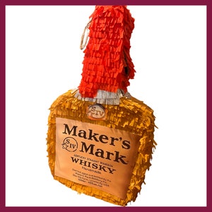 Maker's Mark Bottle Shaped. BACHELORETTE. We Personalize Your Piñatas ...