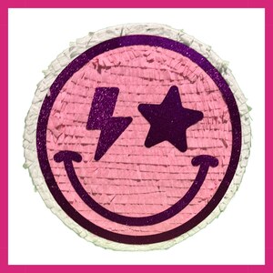 PREPPY Pink PINATA. Happyface. Choose Your Character. - Etsy